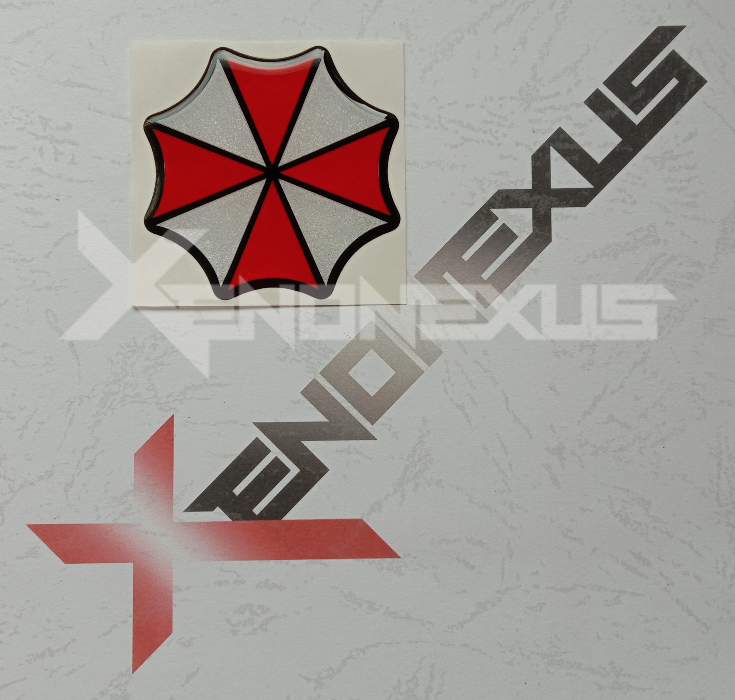 Umbrella Corporation Logo Reflective Elastic Epoxy Sticker - Etsy