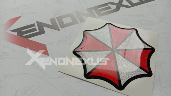 Umbrella Corporation Logo Reflective Elastic Epoxy Sticker | Etsy
