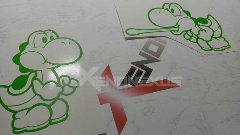 Yoshi Character Vinyl Decal Sticker for Car Super Mario - Etsy
