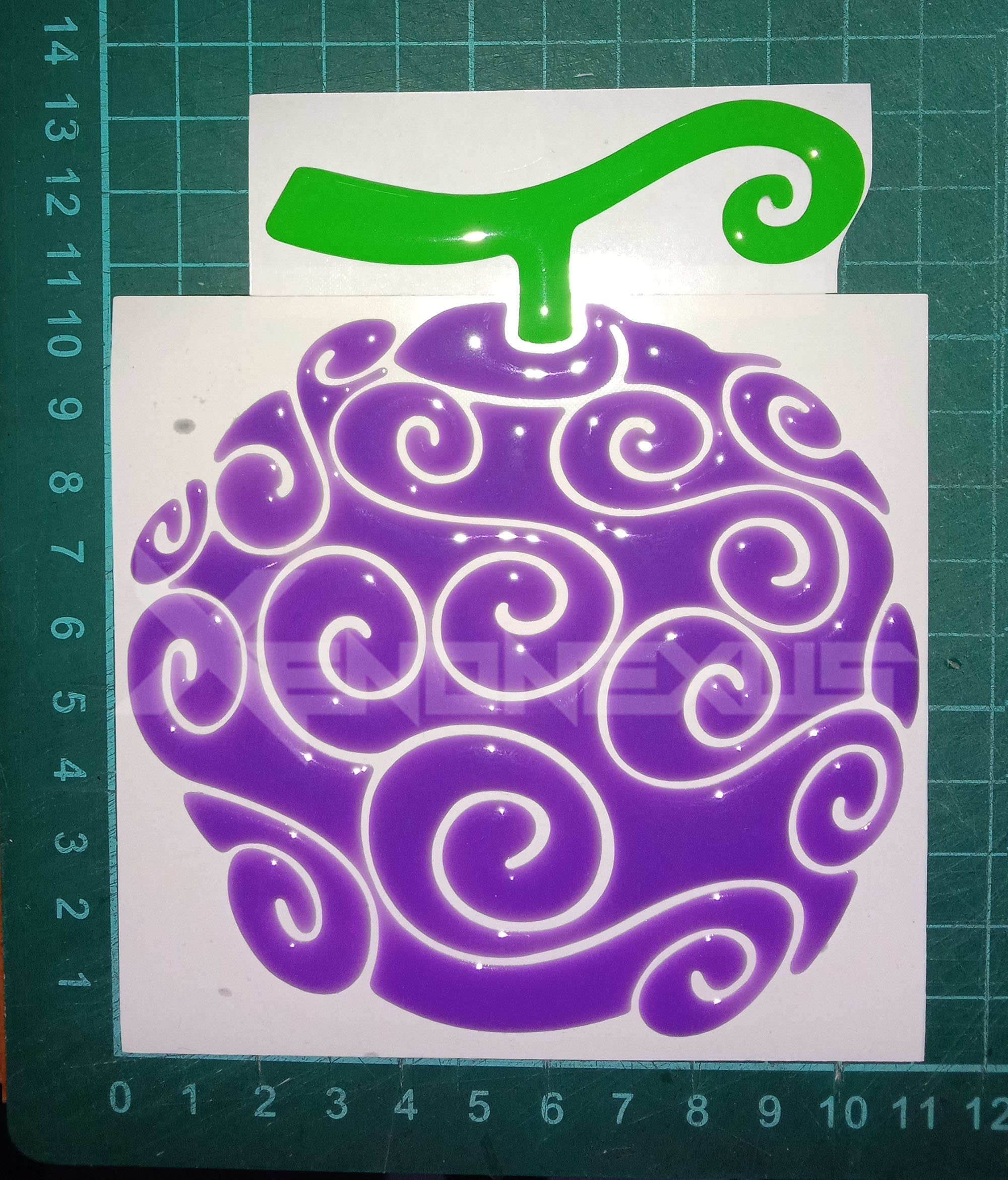 Devil Fruit Elastic Epoxy 3D Sticker One Piece - Etsy