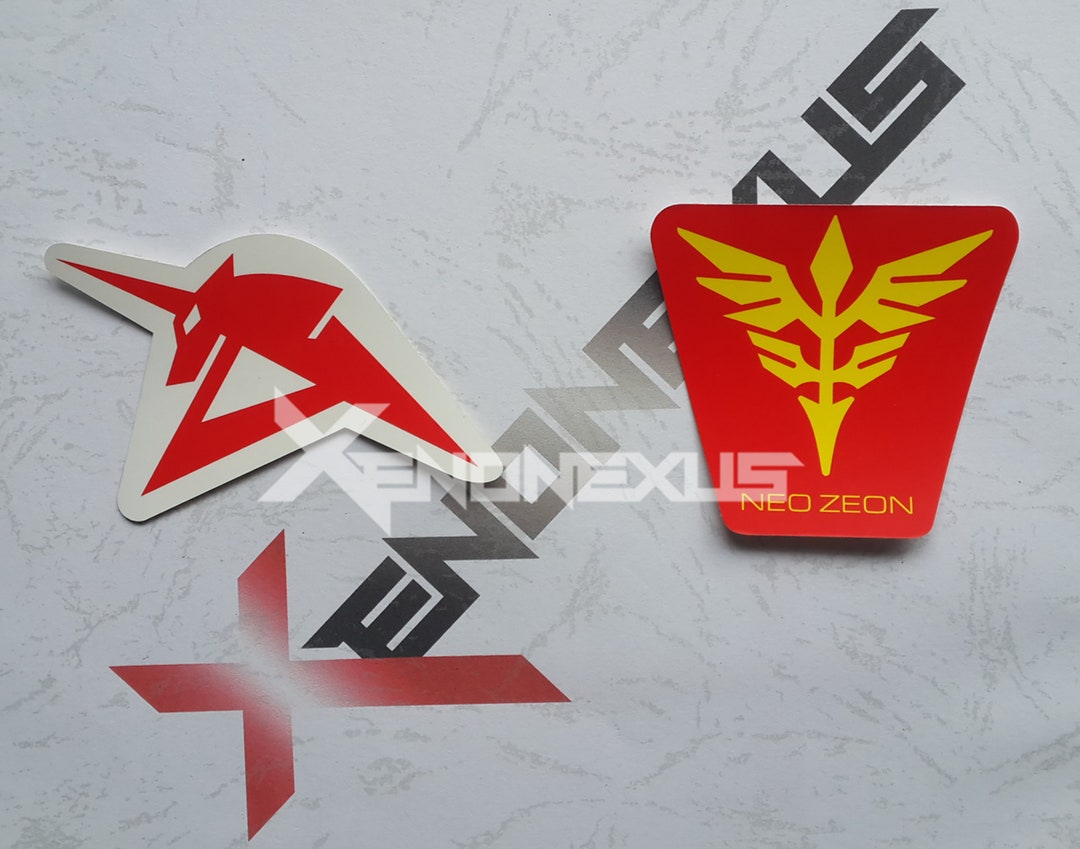 Unicorn Dan Sinanju Neo Zeon Logo Decal Vinyl Sticker - Etsy