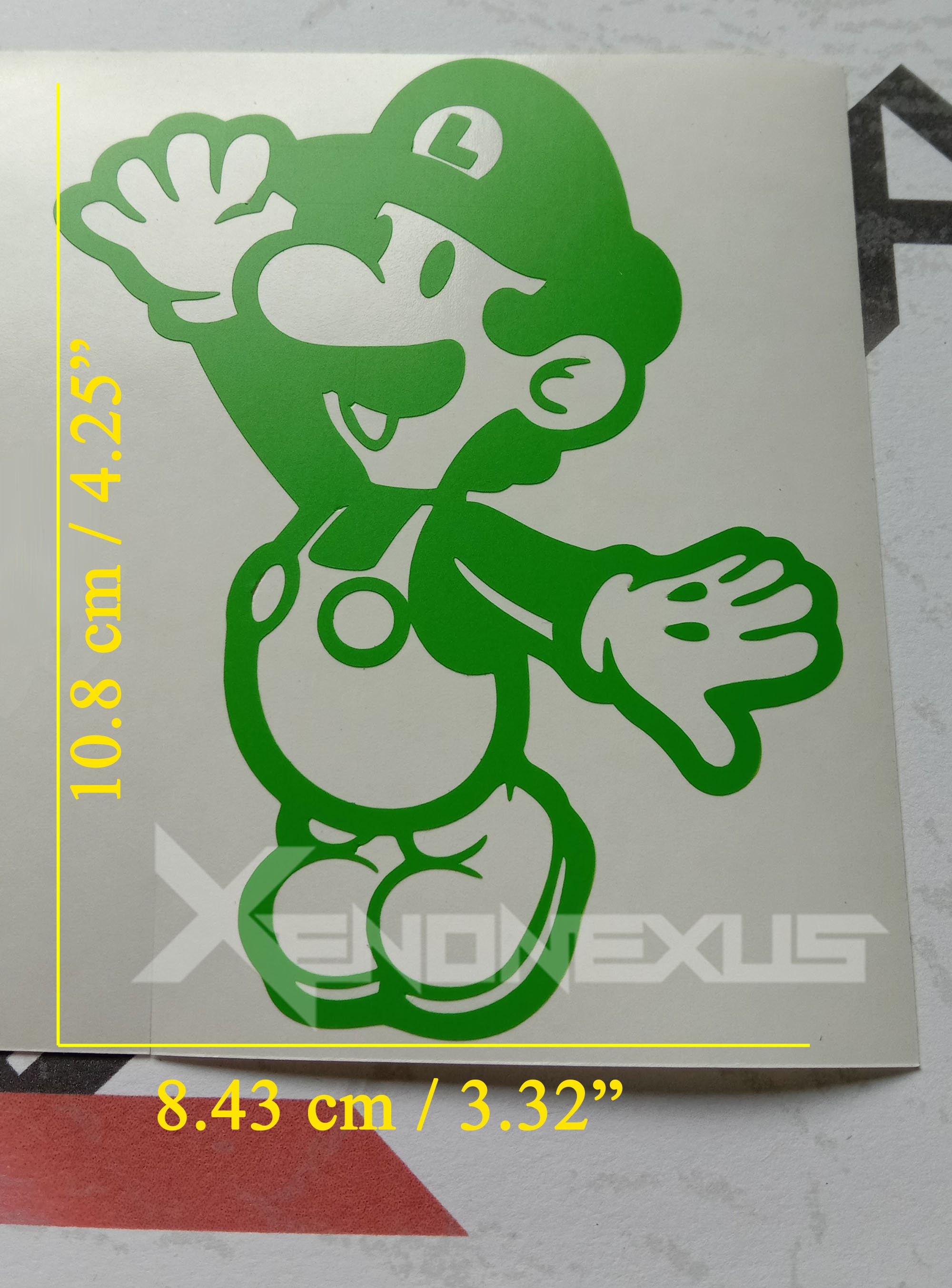 Mario and Luigi Character Vinyl Decal Sticker for Car Super - Etsy