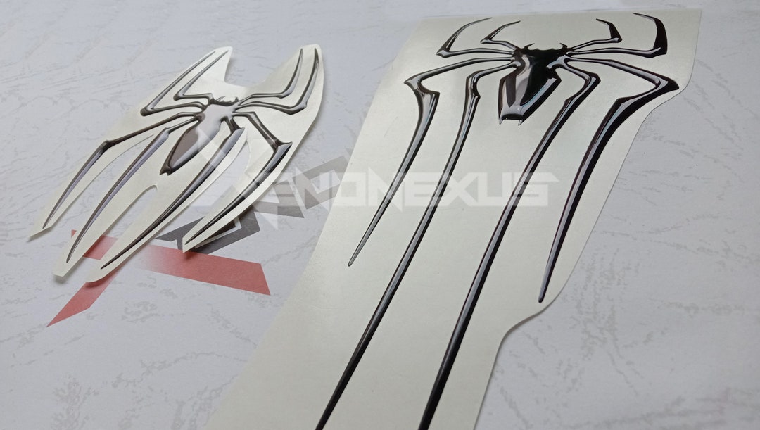 Spider Logo Elastic Epoxy 3D Sticker - Etsy