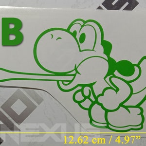 Yoshi Character Vinyl Decal Sticker for Car Super Mario | Etsy