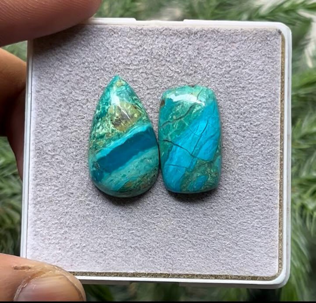 Natural Peruvian Opalina Flat Back Cabochons Loose Gemstone Mix Shape ...
