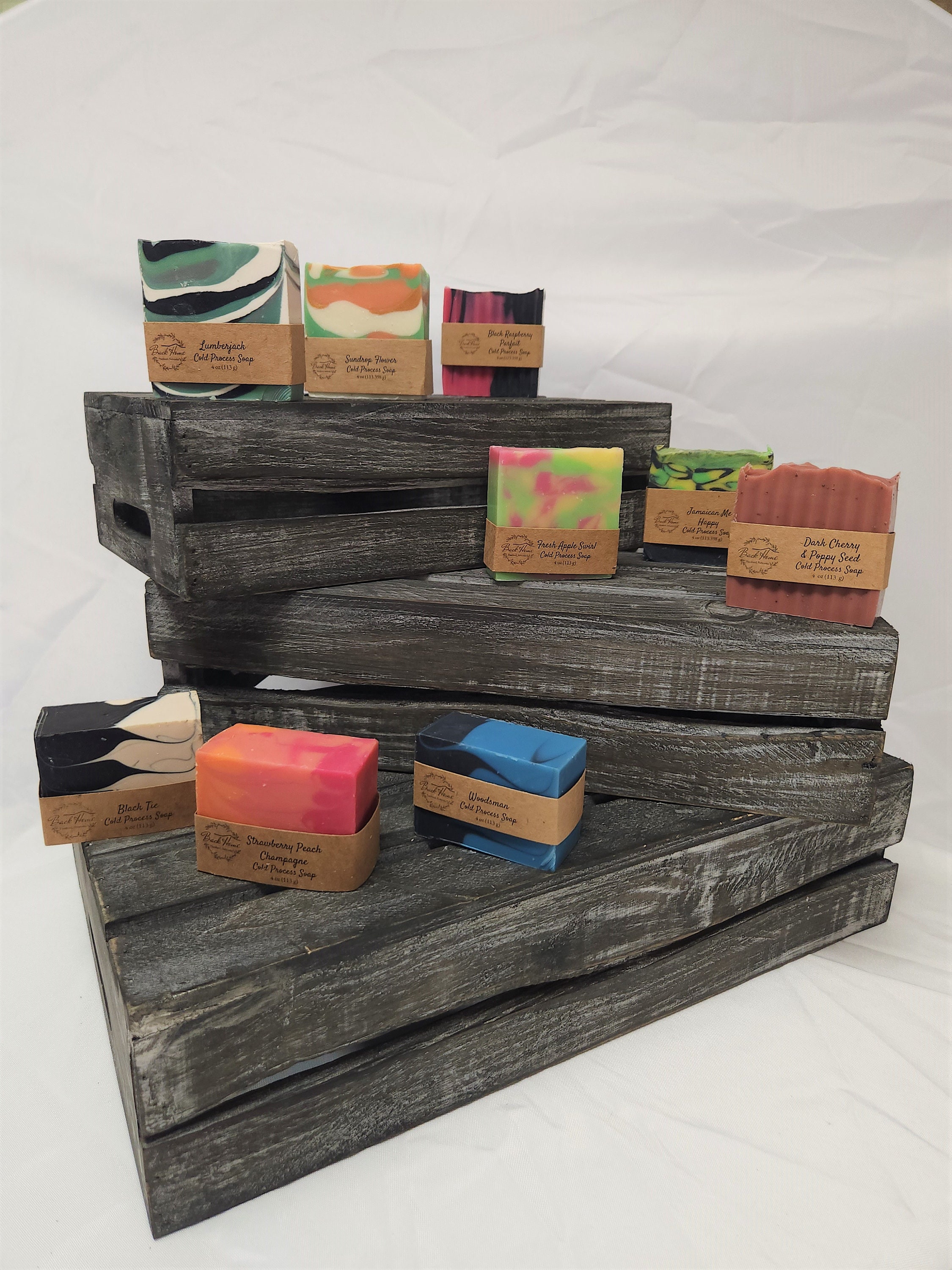 Handmade Bar Soap, Vegan Cold Process Bar Soap, 4 Oz, All Season Scents ...