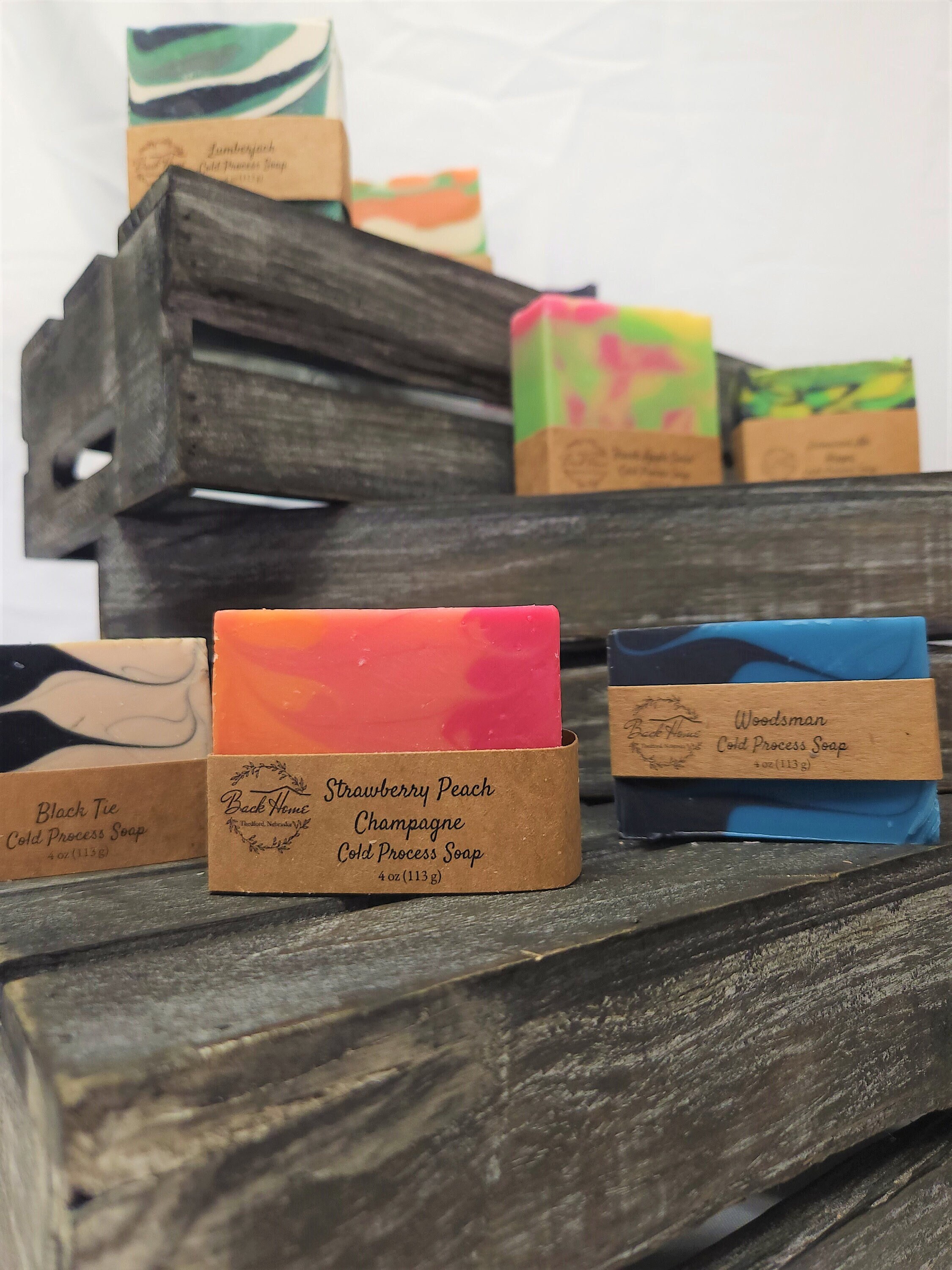 Handmade Bar Soap, Vegan Cold Process Bar Soap, 4 Oz, All Season Scents ...