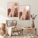 Bohemian Desert Sun and Moon Mountain Print Print Set of 2 - Etsy