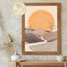 Boho Desert Wall Art, Mid Century Modern Desert Print, Sunset Digital ...