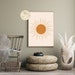 Boho Sun Print, Sunrise Wall Art, Yellow Sun Poster, Boho Art Print ...