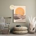 Boho Desert Wall Art, Mid Century Modern Desert Print, Sunset Digital ...