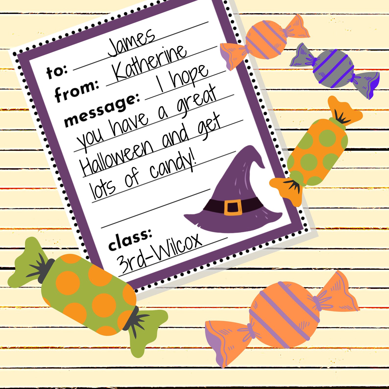 Halloween Candy Grams, Boo Grams, School Fundraiser, PTO, PTA, Instant ...