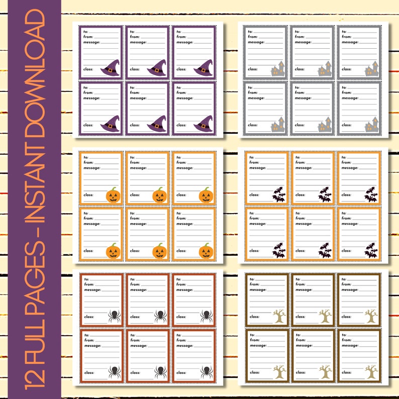 Halloween Candy Grams, Boo Grams, School Fundraiser, PTO, PTA, Instant ...