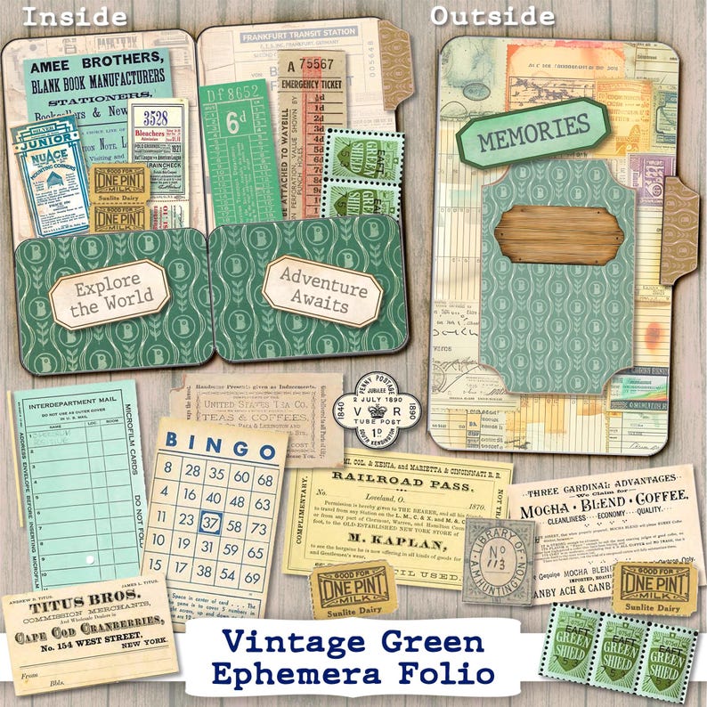 Travel Gift Folio Kit Digital Download DIY Passport Gifts Card Envelope ...