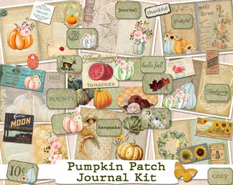 Fall Junk Journal Printable Vintage Pumpkins Autumn - Etsy UK