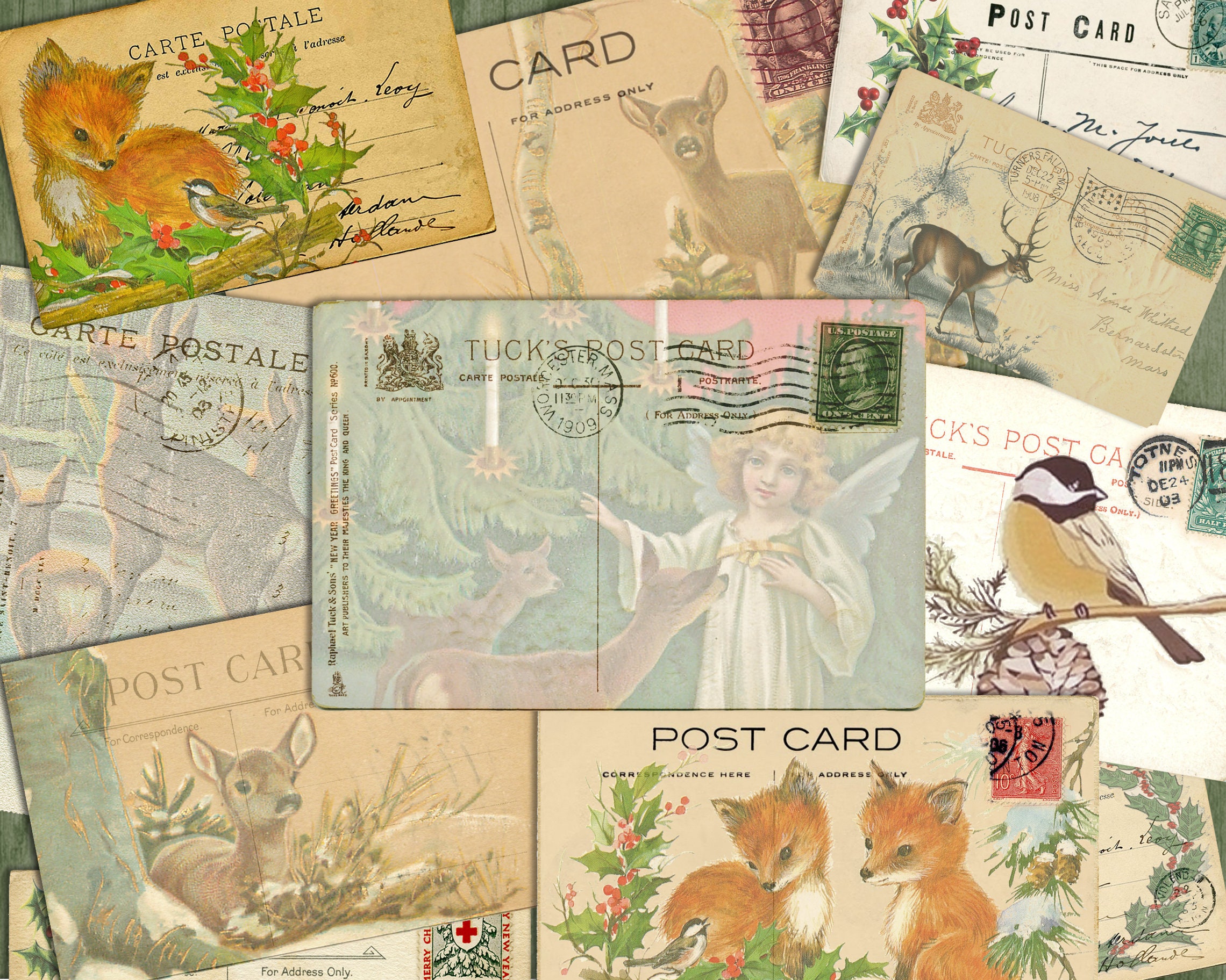 Vintage Winter Postcards