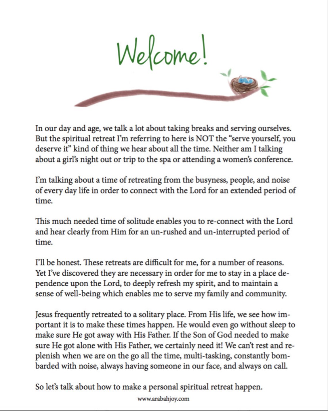 DIY Personal Spiritual Retreat Kit {21 Pages} - Etsy