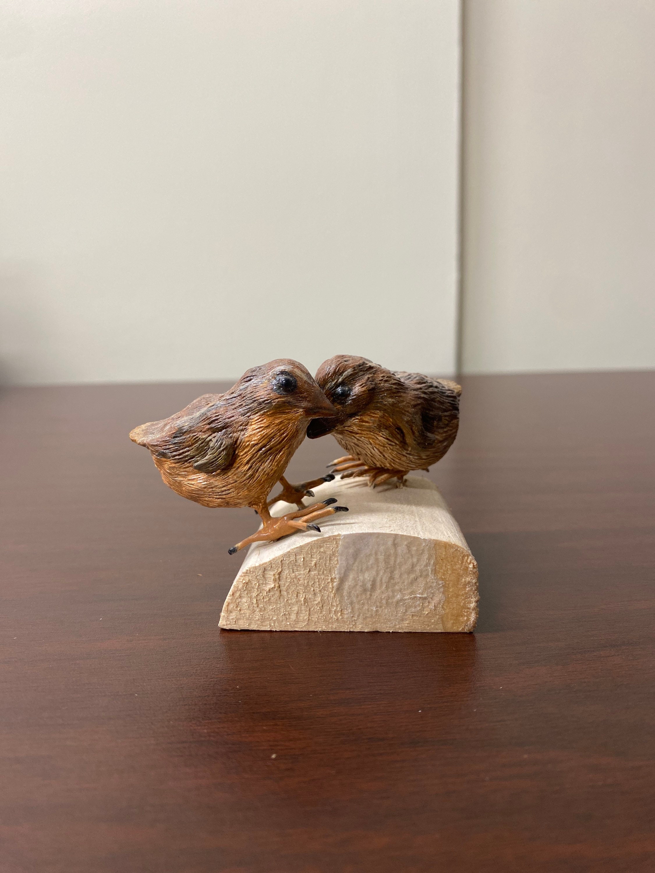 Hand Carved Basswood Bobwhite Quail Chicks - Etsy