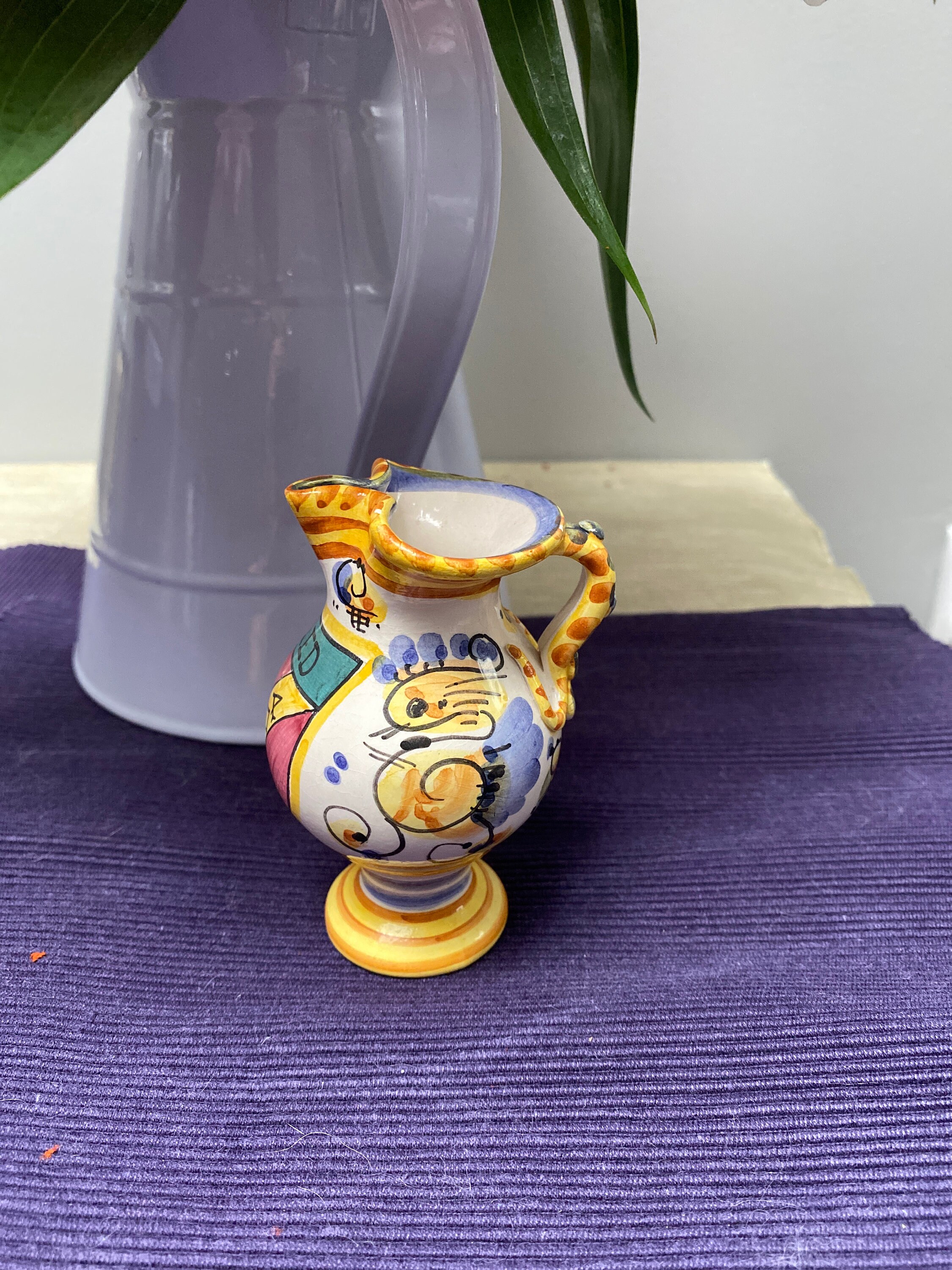 Vintage Hand Painted Small Jug - Etsy UK