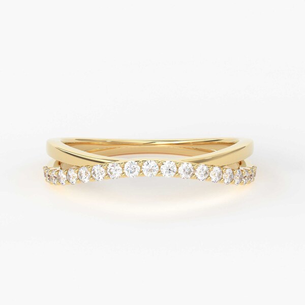 Thin Diamond Band - Etsy