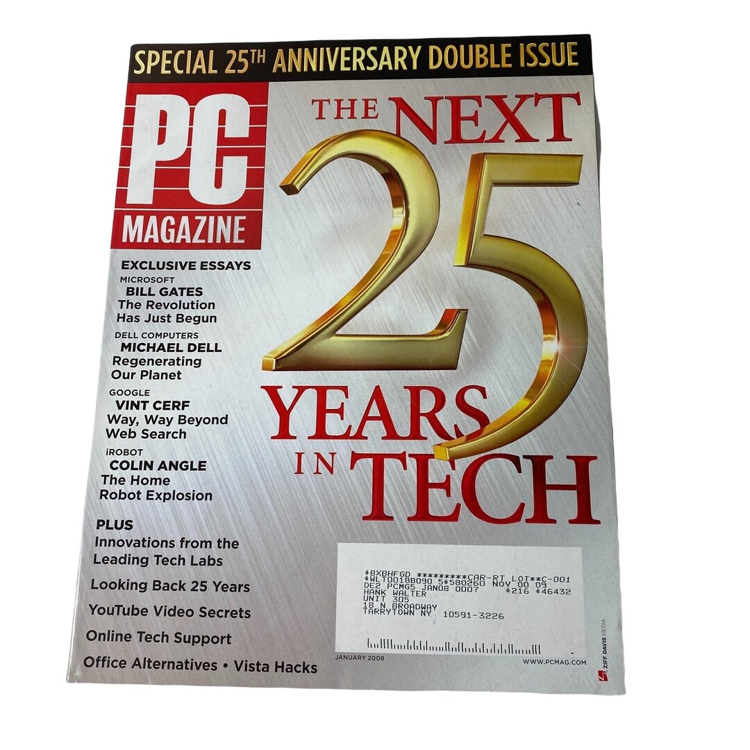 PC Magazine 25 Yr Anniversary Issue - Etsy