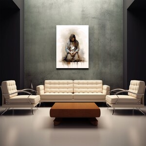 Jesus Christ humility Canvas Print, Christian Art, LDS Art, Jesus Art ...