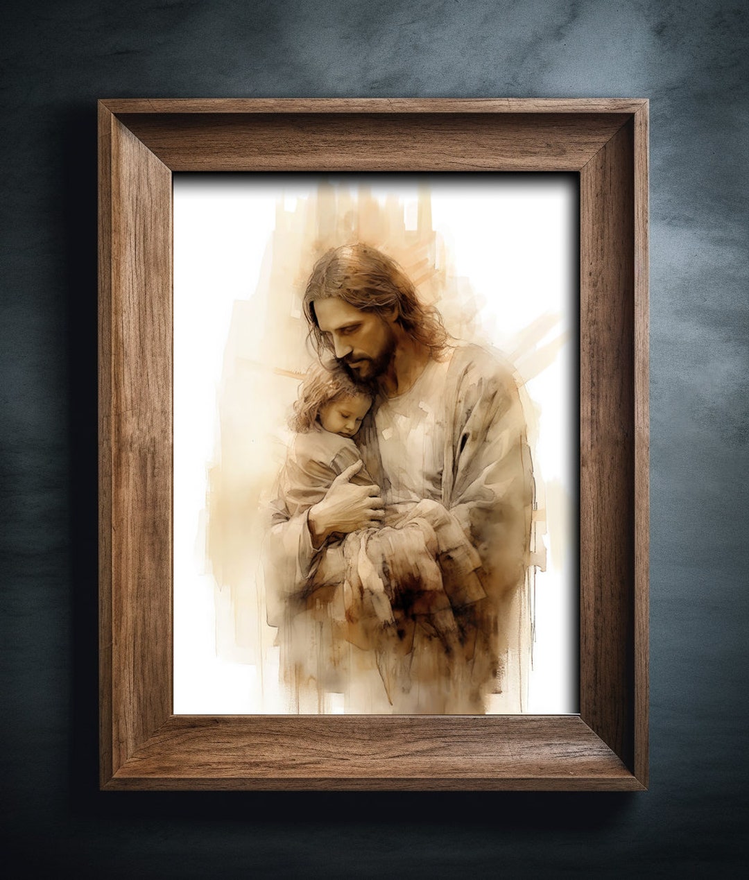 Poster Print, Jesus Art Print, Jesus Wall Art, Christian Wall Art ...
