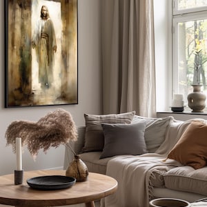 Jesus Christ, "let Him In" Canvas Print, Jesus Portrait, Jesus Art ...