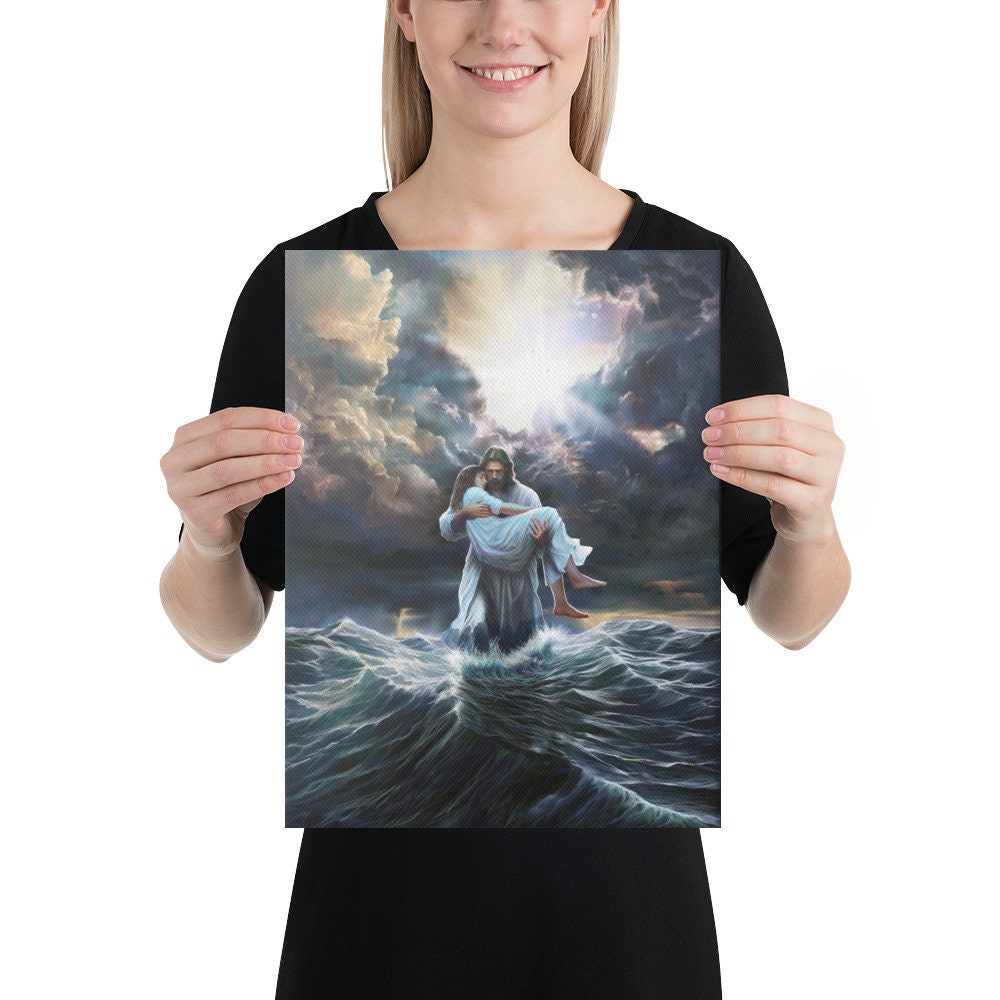 Jesus Christ Canvas Print, I Will Deliver You, Christian Art, LDS Art, Jesus Art, Jesus Painting ...