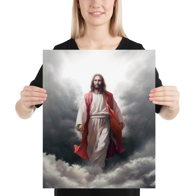 Second Coming of Jesus Christ, Poster Print, Christian Art, LDS Art ...