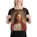 Jesus Christ Poster Print, Christian Art, Smiling Jesus Christ, Gift ...
