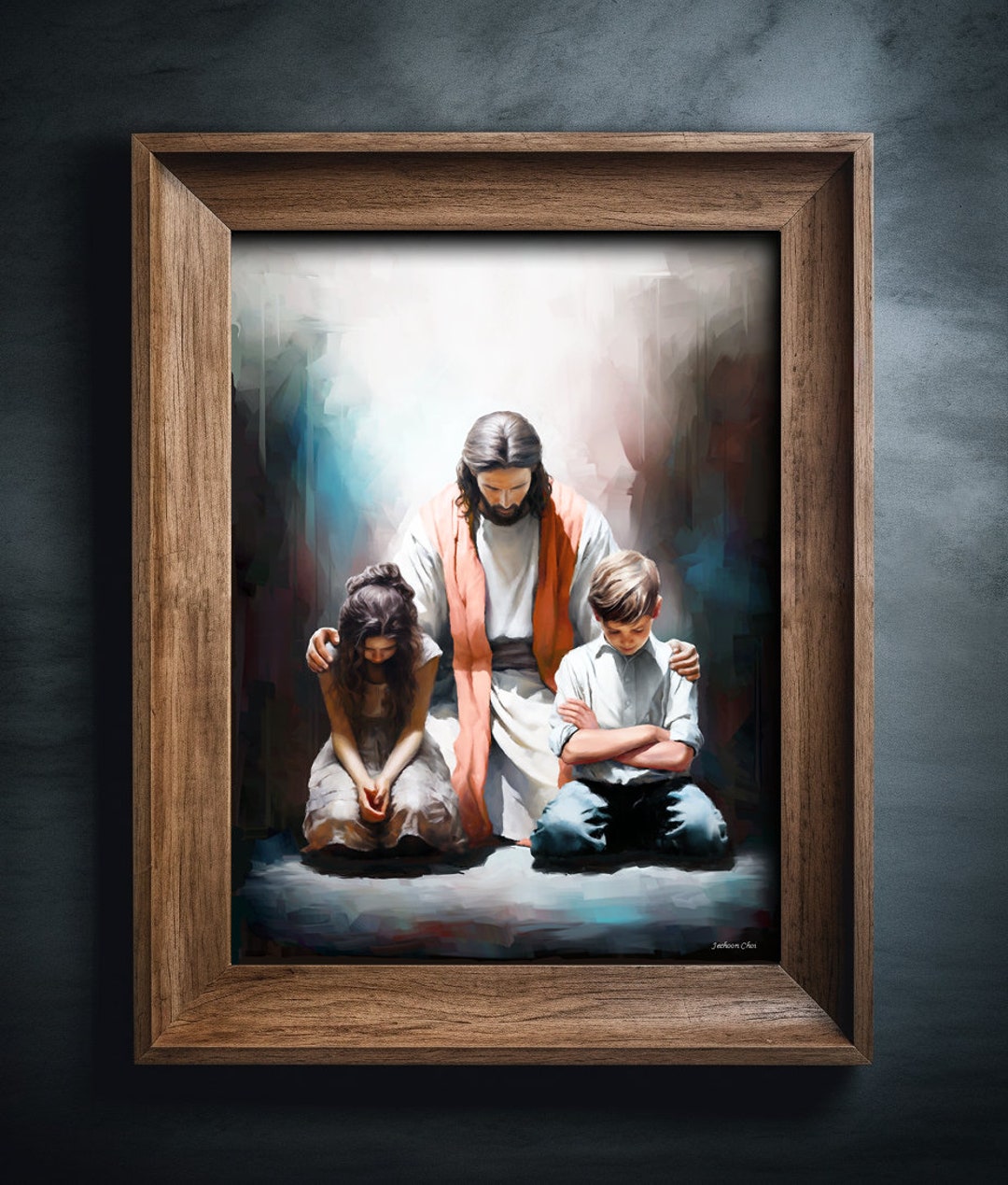 Poster Print, Our Advocate, Jesus Christ, Jesus Art Print, Jesus ...