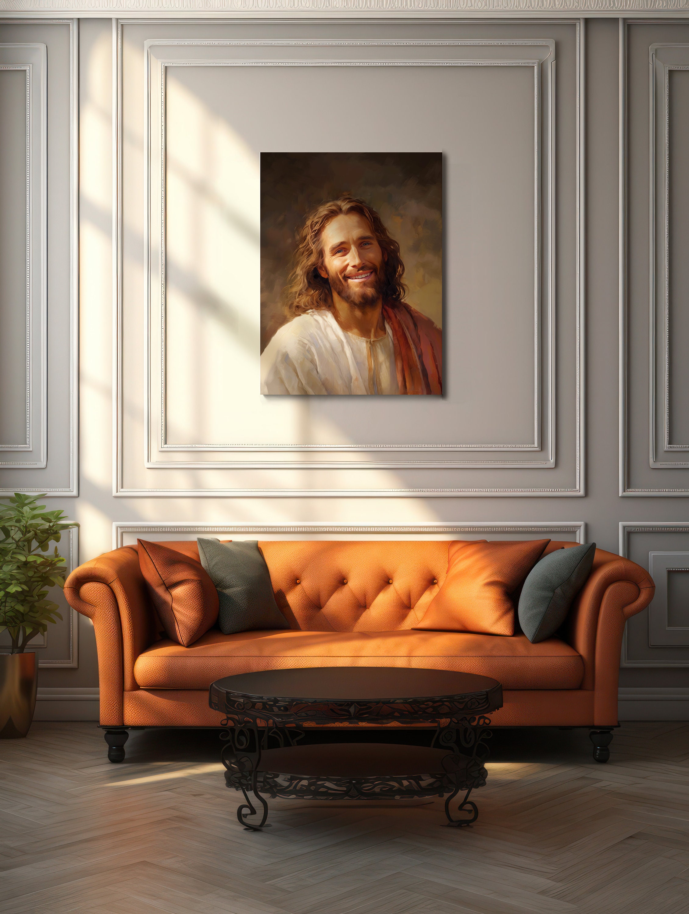 Jesus Christ Poster Print Jesus Portrait Christian Wall Art - Etsy