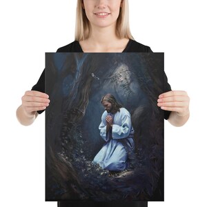 Jesus Christ Canvas Print, Gethsemane, Christian Art, Decor, Gift, Lds Art, Religion - Etsy