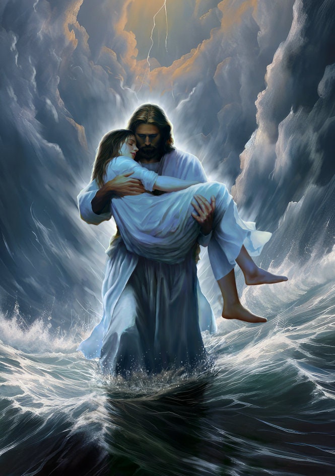 Jesus Christ Canvas Print, I Will Deliver You, Christian Art, LDS Art ...