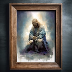 Poster Print, Jesus Portrait, Christian Art, Jesus Christ, LDS Art ...