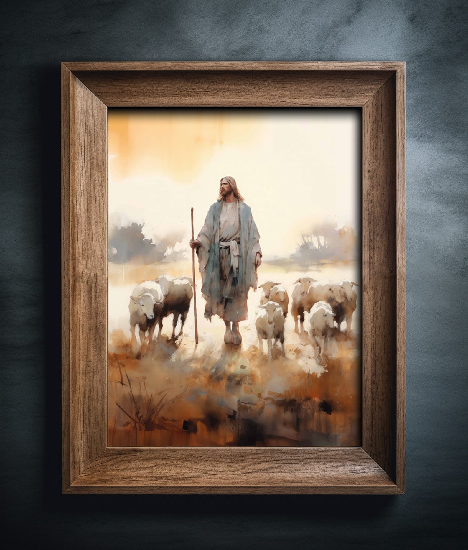 Jesus Portrait, Digital Download, Jesus Art Print, Jesus Wall Art ...