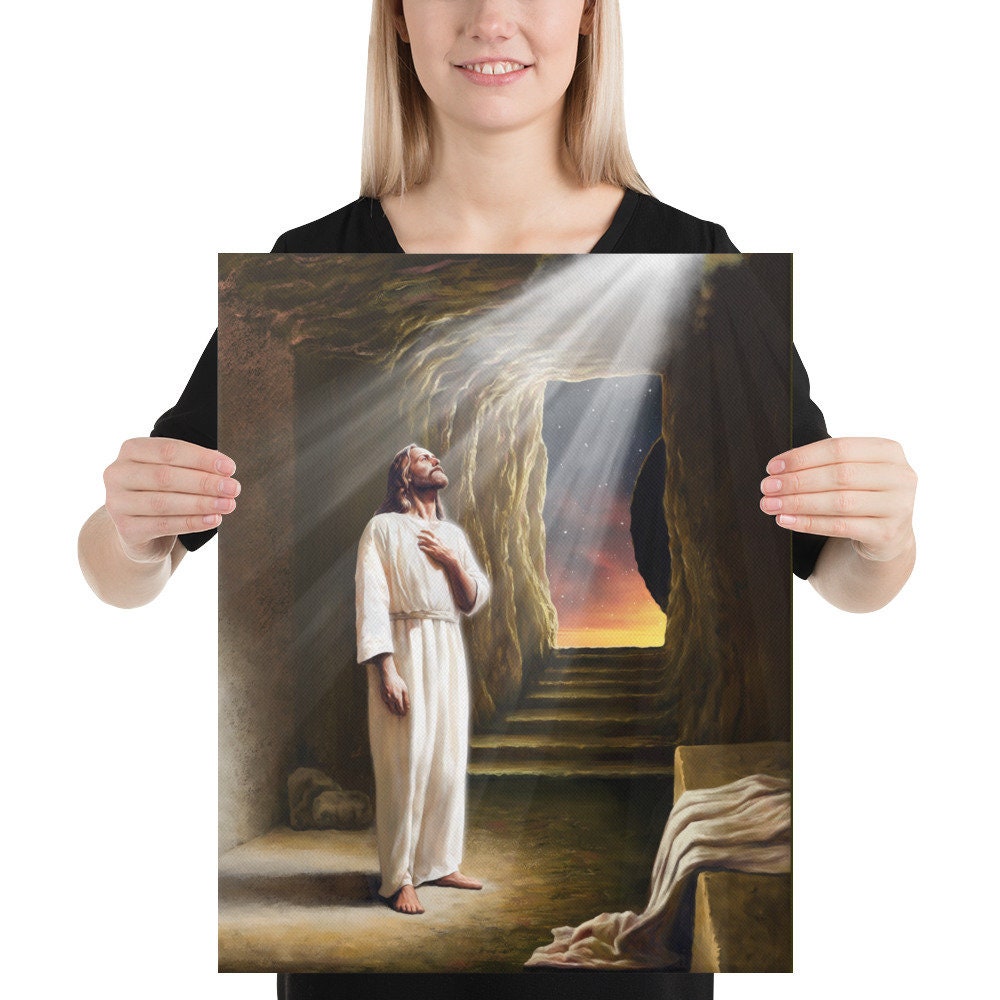 Druck, Jesus Kunst, Lds Art, Auferstehung, Jesus Malerei, Ostern - Etsy.de