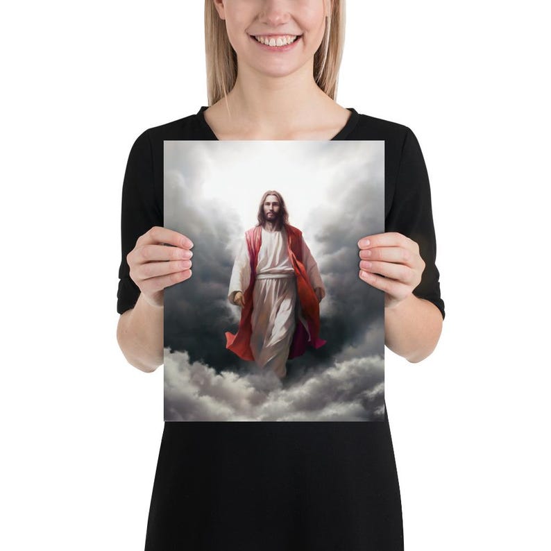 Second Coming of Jesus Christ, Poster Print, Christian Art, LDS Art ...
