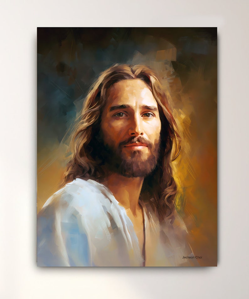 Canvas Print, Jesus Christ Portrait, LDS Art, Christian Art, Jesus Art ...