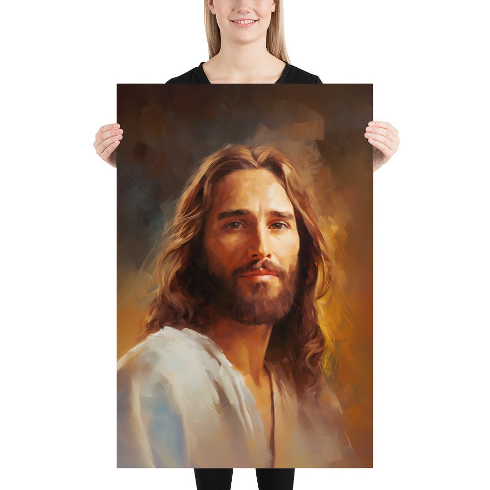 Jesus Christ Poster Print, Christian Art, Religion, Meditation, Lds Art ...