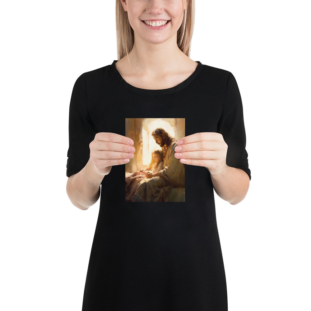 Jesus Christ Poster Print, Jesus Portrait, Christian Art, LDS Art ...