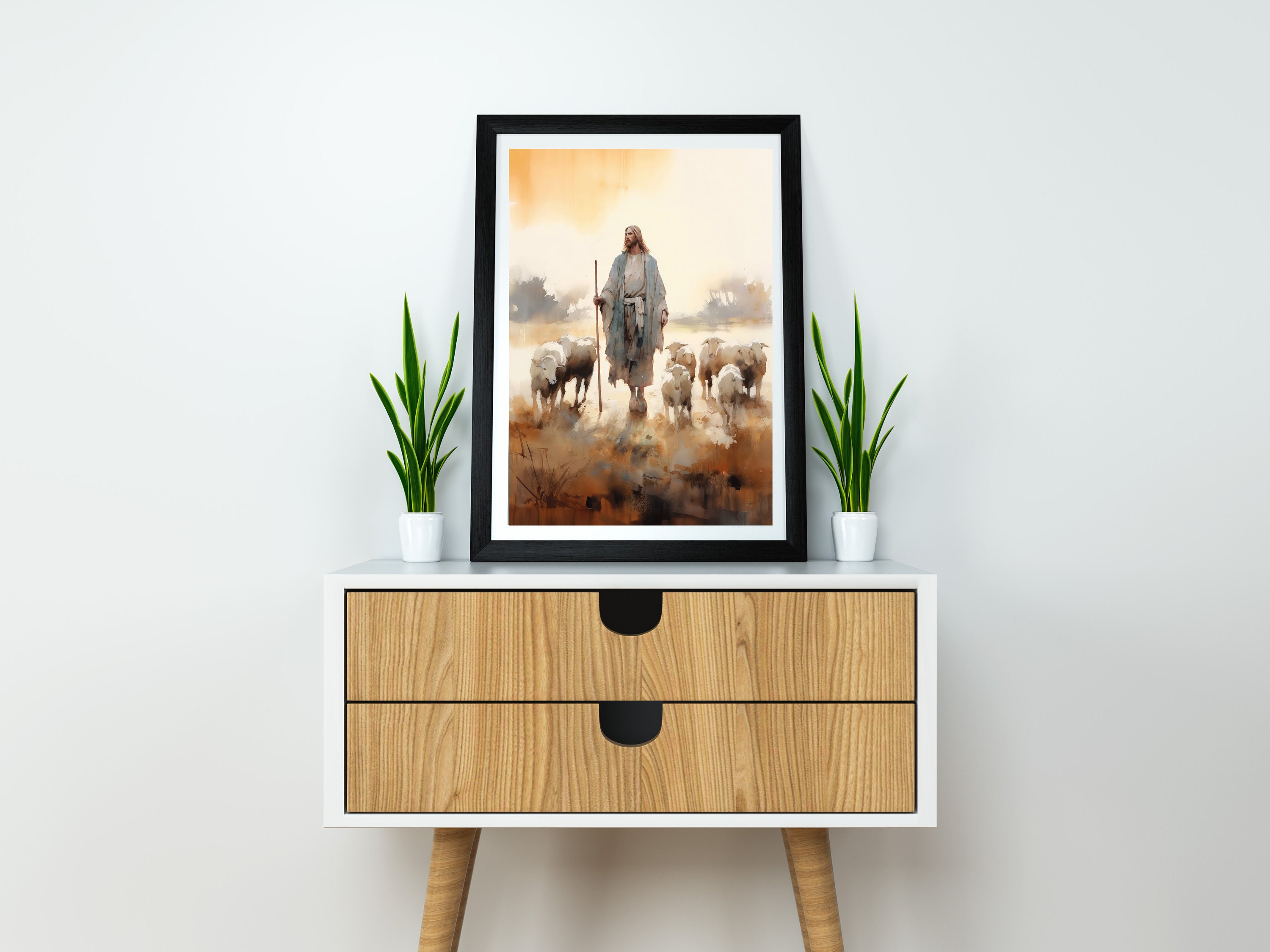 Jesus Portrait, Digital Download, Jesus Art Print, Jesus Wall Art ...