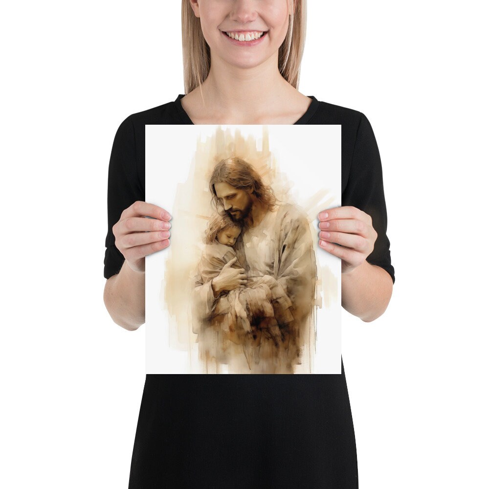 Poster Print, Jesus Art Print, Jesus Wall Art, Christian Wall Art ...