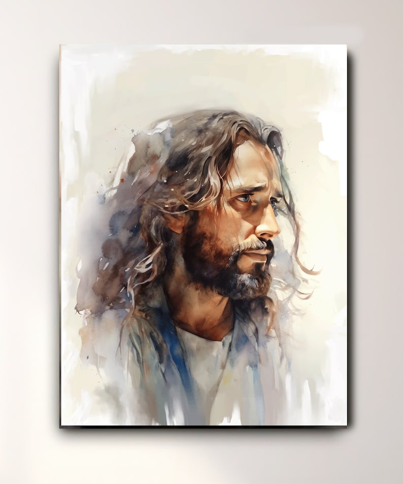 Jesus Christ Canvas Print, Christian Art, LDS Art, Jesus Art, Jesus Painting, Jesus Art, Jesus ...