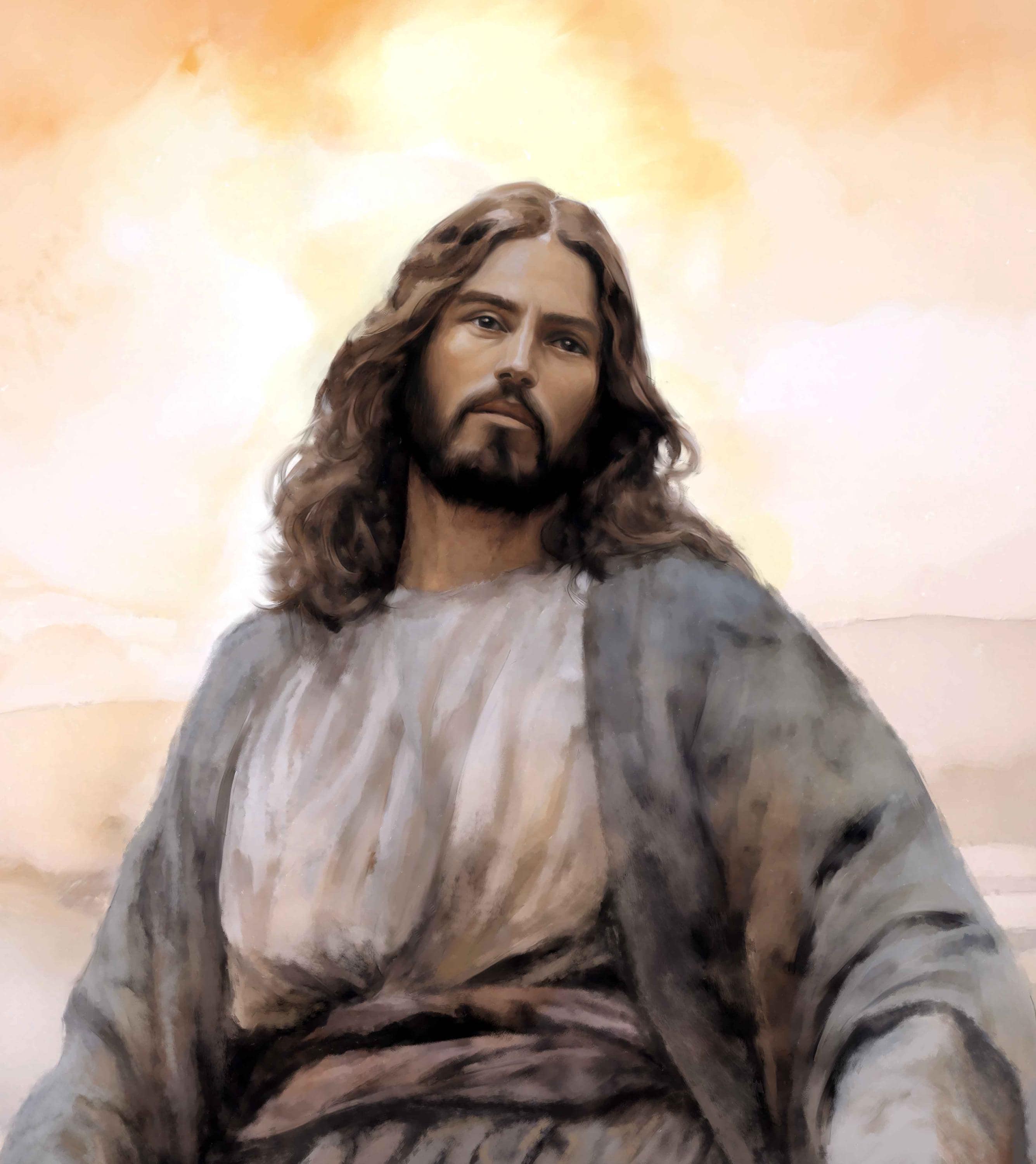 Jesus Portrait, Digital Download, Jesus Art Print, Jesus Art, Christian ...