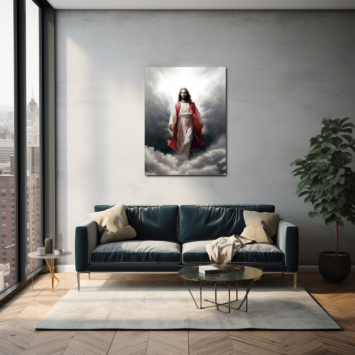 Second Coming of Jesus Christ, Poster Print, Christian Art, LDS Art ...