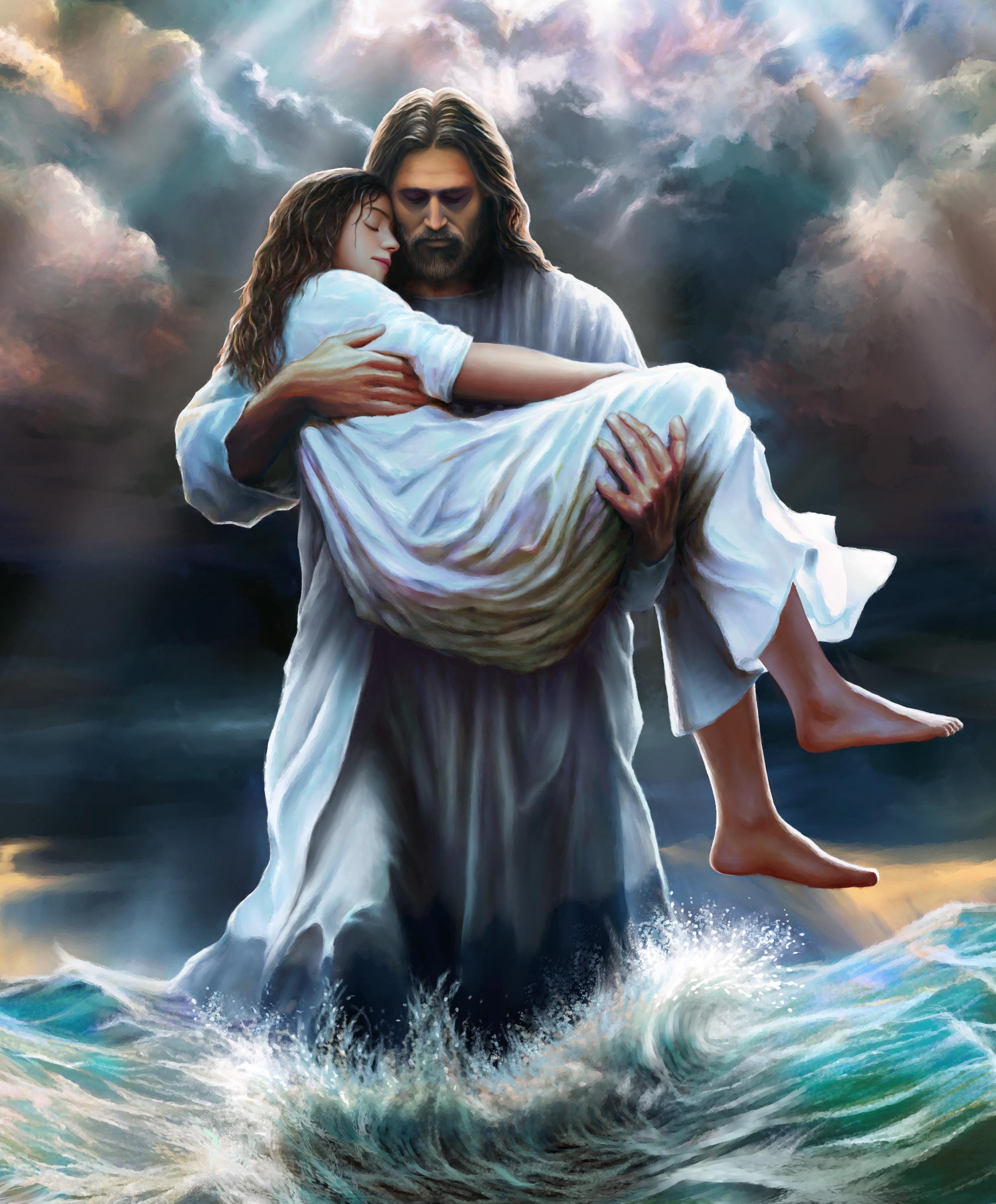 Jesus Christ Poster Print, Jesus Portrait, Christian Wall Art, Home ...