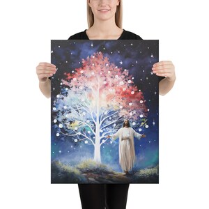 Canvas Print, Tree of Life, Lehi's Vision, Jesus Painting, LDS Art ...