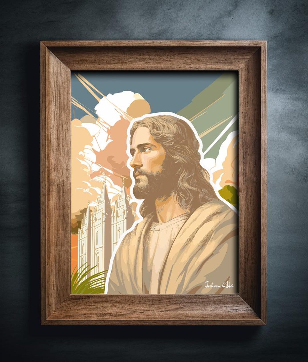 Poster Print, Jesus Christ, Jesus Portrait, Jesus Painting, Lds Art ...